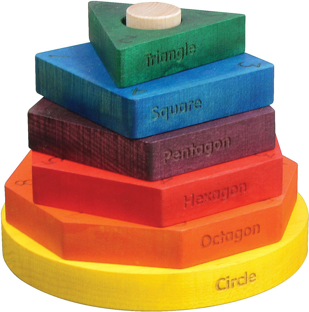 Color Shape Stacker – the eden baby